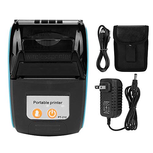 Wendry 58mm Mini Thermal Printer, Wireless Portable Bluetooth POS Receipt Printer, Mobile Thermal Printer Support Android/iOS, Bill Receipt Printer for Restaurant Sales Retail Small Business