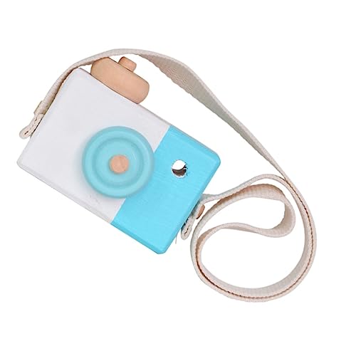 Totority Bookcase Decor Bookshelf Decoration Wooden Camera Decoration Realistic Camera Ornament Kids Room Decor Toys for Kids Toddler Wooden Camera Toy Tabletop Camera Models Desktop Crafts
