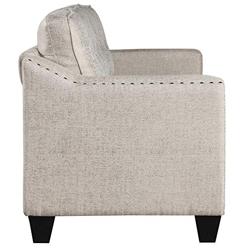FULife 3-Piece Three Seaters Sofa Loveseat and Single Chair Living Room Furniture Set,Modern Button Tufted Upholstered Modular Sectional Couch for Aprtment/Office/Studio, Beige 77.2 in