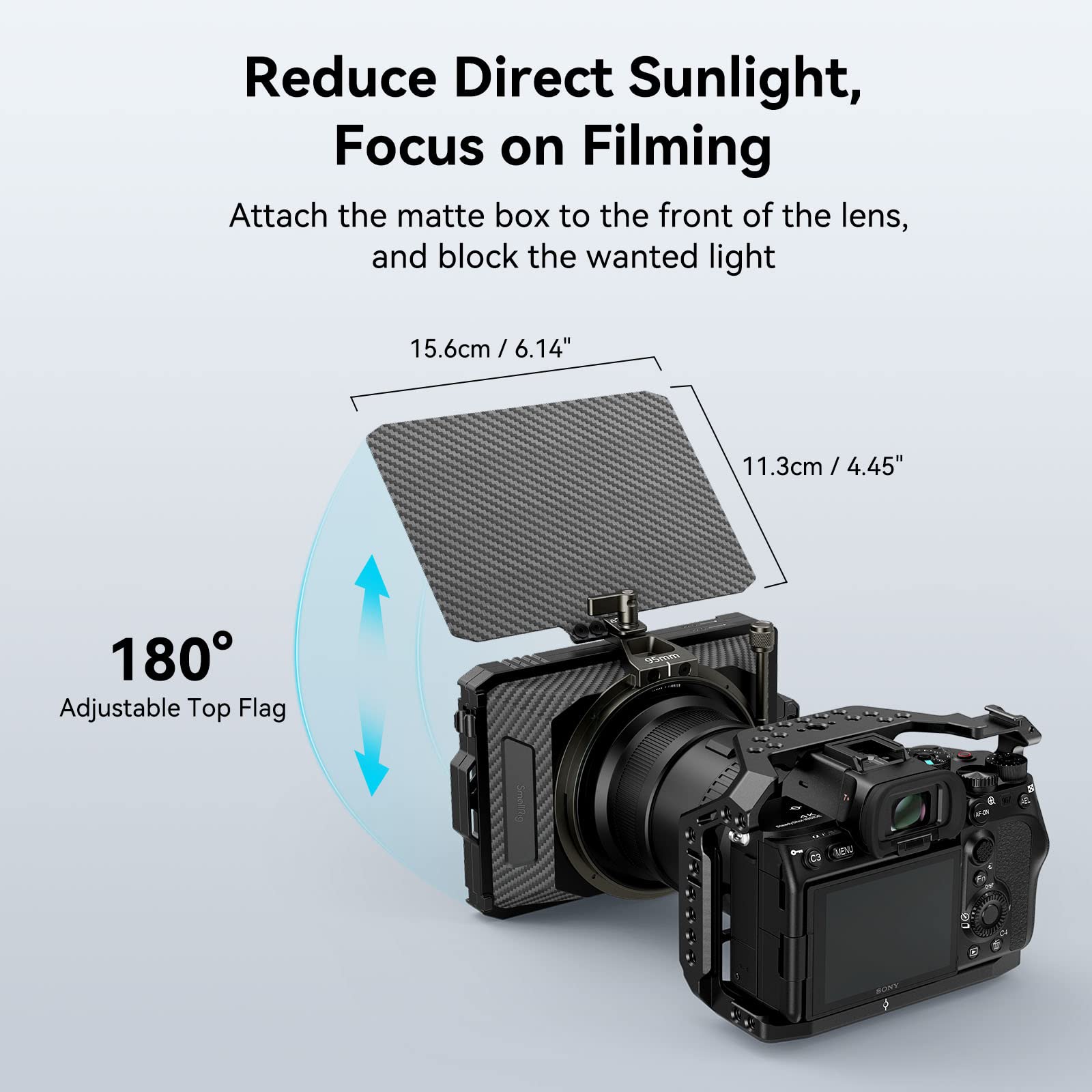 Bundle:SmallRig AD-01 Video Tripod + SmallRig Mini Matte Box Lite