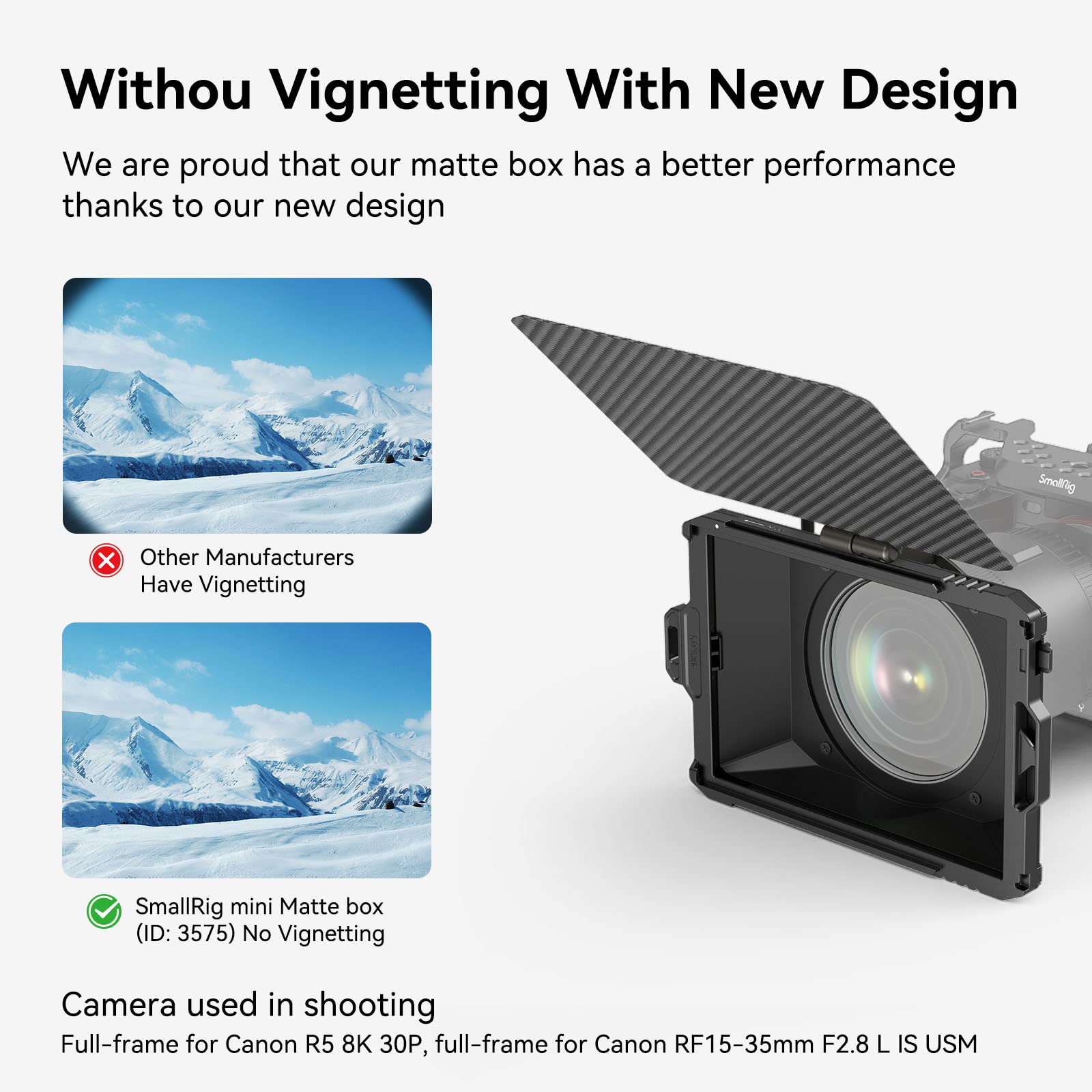 Bundle:SmallRig AD-01 Video Tripod + SmallRig Mini Matte Box Lite