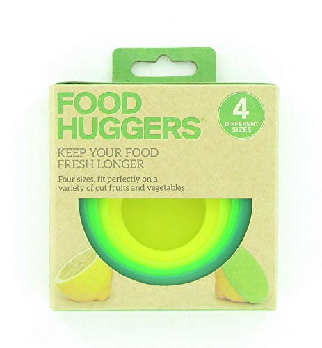 Hoan Silicone Food Huggers, Set of 4, Assorted