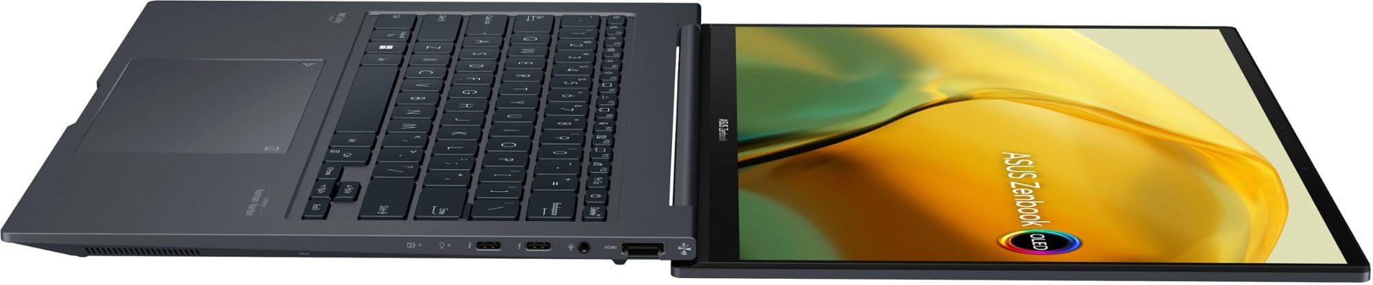 ASUS Zenbook 14.5" 120Hz 2.8K (2880x1800) OLED Touchscreen Laptop | Intel i7-13700H 14-Core | Intel Iris Xe Graphics | Backlit Keyboard | Thunderbolt 4 | Wi-Fi 6E | 16GB LPDDR5 512GB SSD | Win10 Pro