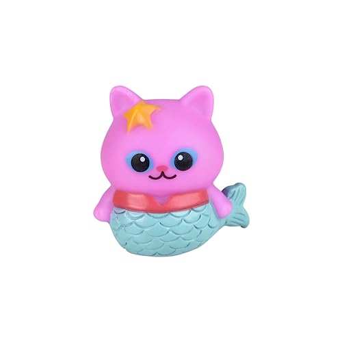 Ten (10) 2" Rubber Bath Toys Animals with Costumes (Cats in Costume)