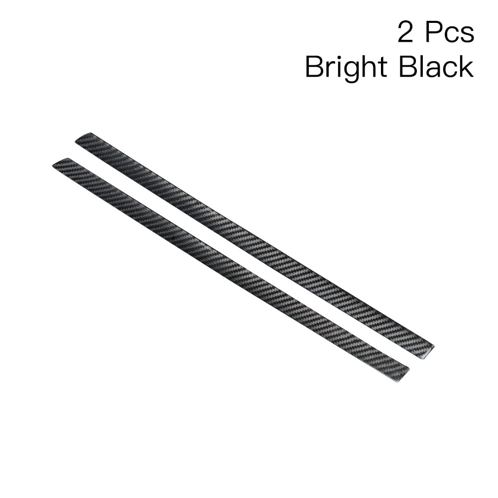 JSWAN 2PCS Carbon Fiber Center Console Co-Pilot Strips Trim Fit for Toyota Supra A90 GR MK5 Dashboard Cover, Center Console Air Outlet Trim Cover, Interior Accessories