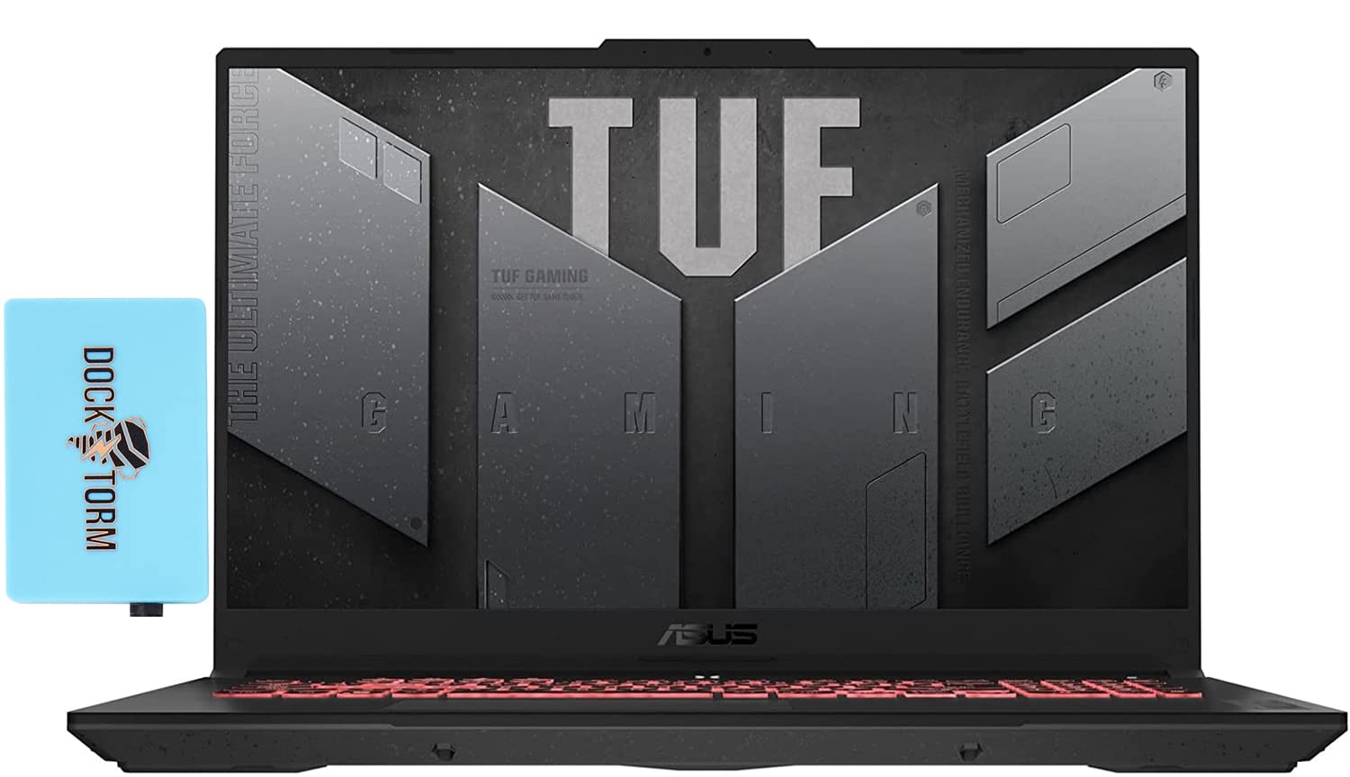 ASUS TUF A17 Gaming Laptop 17.3" 144Hz FHD (AMD Ryzen 7 7735HS 8-Core 3.20GHz, 32GB DDR5, 1TB PCIe SSD, GeForce RTX 4050 6GB, RGB KYB, WiFi 6E, BT 5.2, Webcam, Win11H) w/Dockztorm Dock