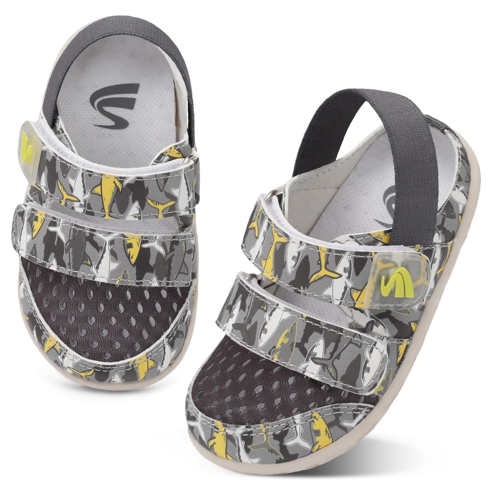 Spesoul Girls Boys Toddlers Water Sandals Kids Barefoot Quick Dry Beach Swim Sandals Slide Slippers Clogs Aqua Water Shoes Summer Sneakers for Pool Water Sports Outdoor Walking 6-6.5 Toddler