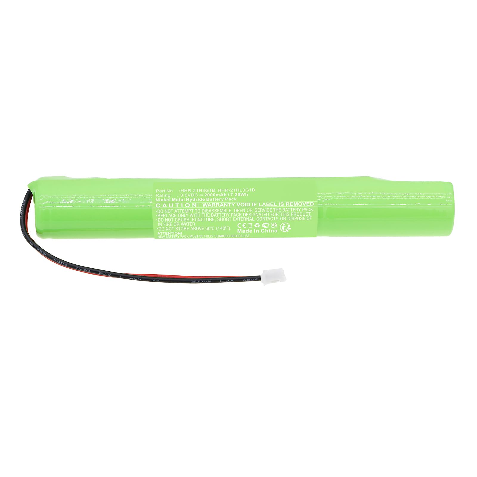 Synergy Digital Credit Card Reader Battery, Compatible with Casio QT-6600 Credit Card Reader, (Ni-MH, 3.6V, 2000mAh) Ultra High Capacity, Replacement for Casio HHR-21H3G1B Battery