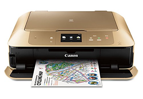 Canon MG7720 Wireless All-In-One Printer with Scanner and Copier: Mobile and Tablet Printing, with Airprint™ and Google Cloud Print compatible, Gold