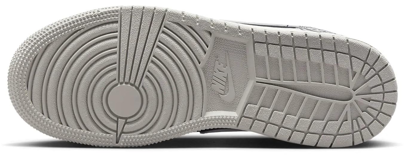 NIKE Big Kid's Jordan 1 Retro Low OG Black/Muslin/Tech Grey/White (CZ0858 001) - 7,7 Big Kid