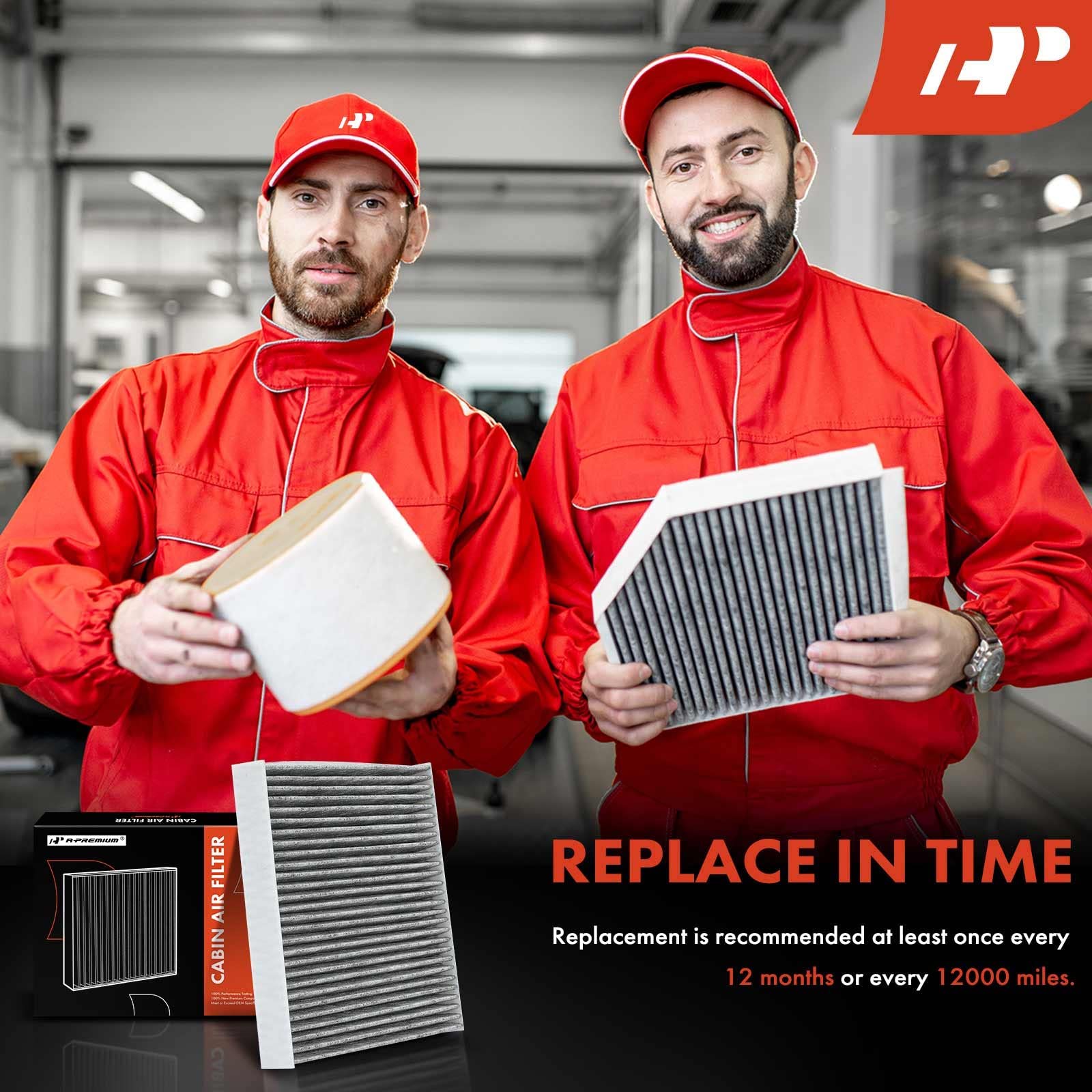 A-Premium Cabin Air Filter with Activated Carbon Compatible with Audi Q5 2009-2017, A4 Quattro 2009-2016, A5 Quattro 2008-2017, A4 2009-2016, S5 2008-2018, S4 2010-2016 & Porsche Macan 2015-2018