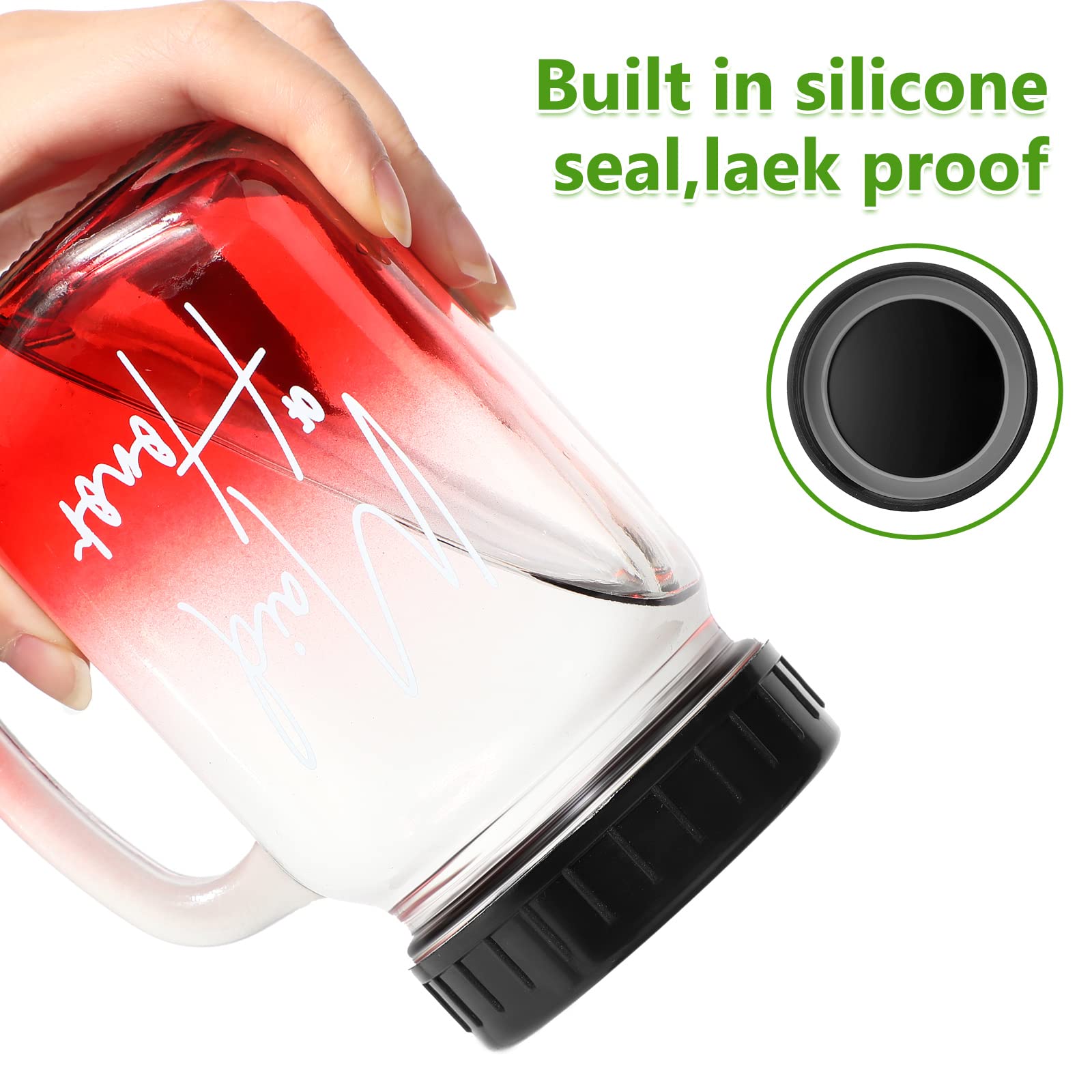Inbagi 60 Pcs Plastic Canning Jars Lids Bulk Black Mason Jar Lids Reusable Canning Jar Lids Regular Mouth Leakproof Storage Cap with Silicone Ring for Mason Jar Canning Jar and More(70 mm Diameter)