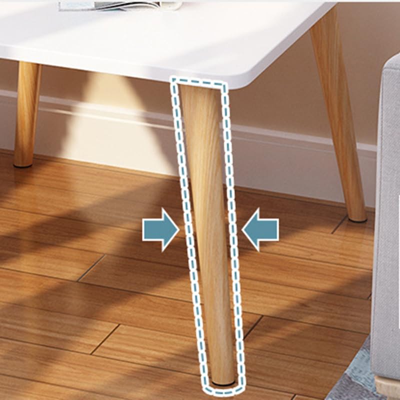 yarlung Small Side Table Wooden White End Table, Modern Bedside Table Square Accent Table Nightstand for Small Space, Living Room, Bedroom, Office, Easy Assembly, 15.75 x 15.75 x 16.5 Inches