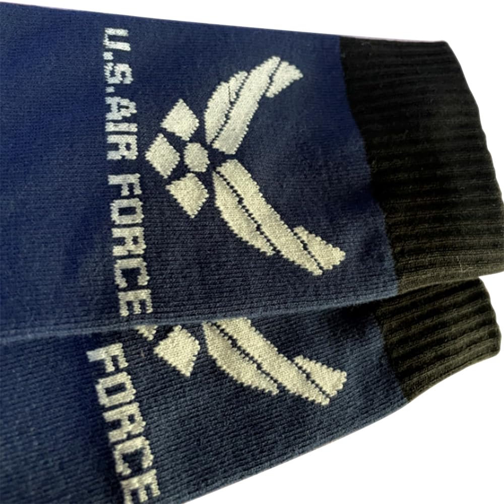 Cayyon U.S Military Air Force Socks Men's Cotton Crew Athletic Socks, Multipairs basketball socks absorb sweat and breathable sports socks 1-Pair