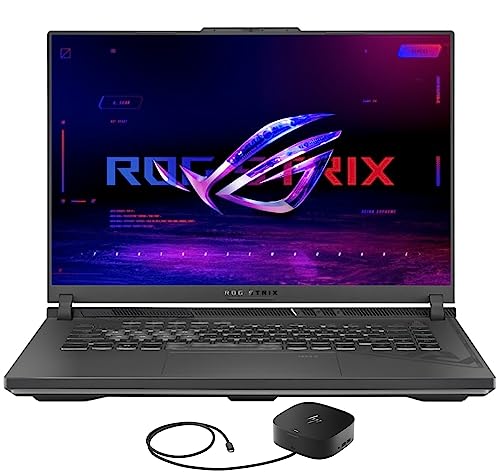 ASUS ROG Strix G16 Gaming & Entertainment Laptop (Intel i7-13650HX 14-Core, 32GB DDR5 4800MHz RAM, 8TB PCIe SSD, GeForce RTX 4050, 16.0" 165Hz Win 11 Home) with G2 Universal Dock