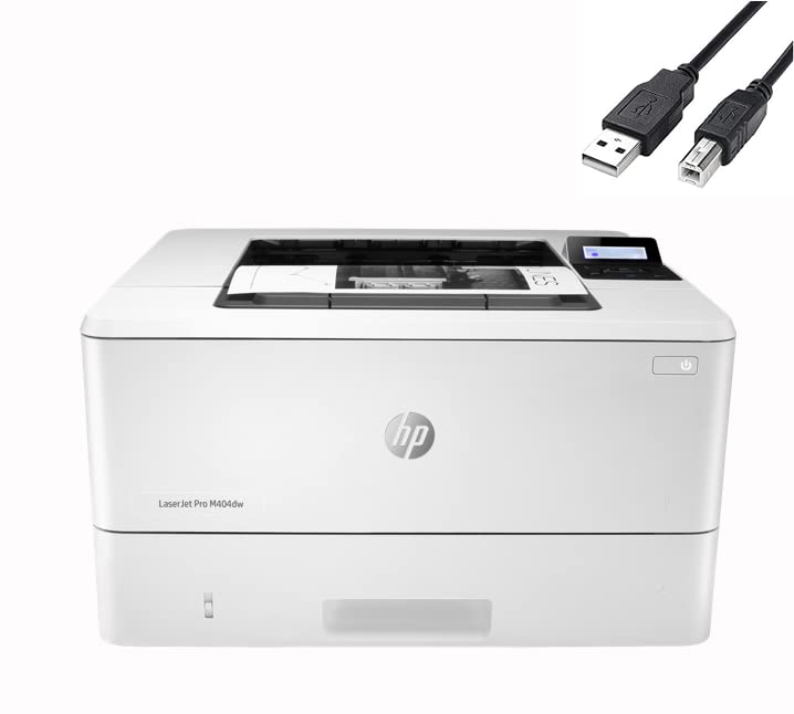 M404dw - All-in-One Laser-Jet Printer with 6 ft Printer Cable