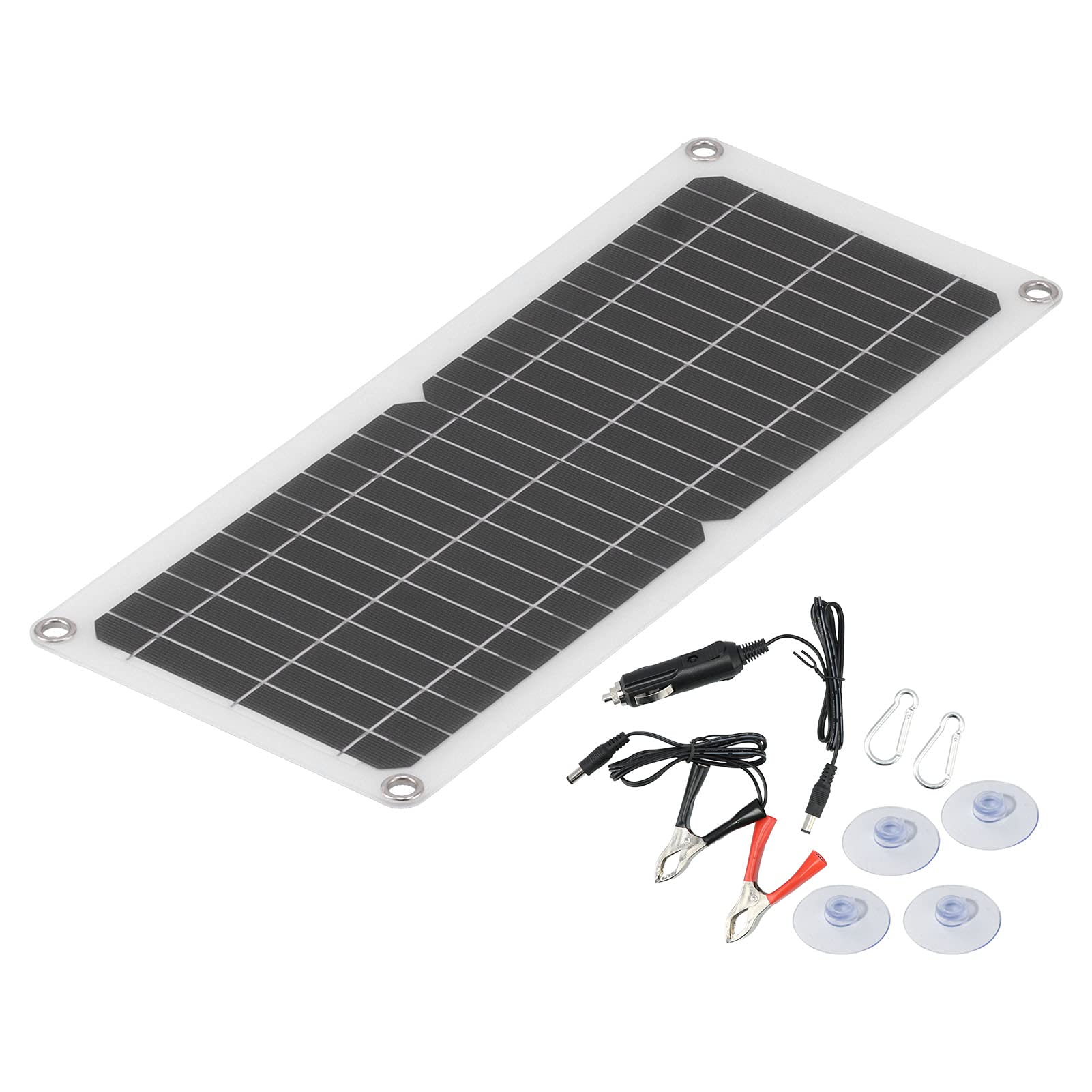 10W 12V USB Output Solar Panel Battery Charger Monocrystalline Silicon Solar Mobile Power Supply - Solar Panel Charger Board for Efficient Solar Cell Charging Kit
