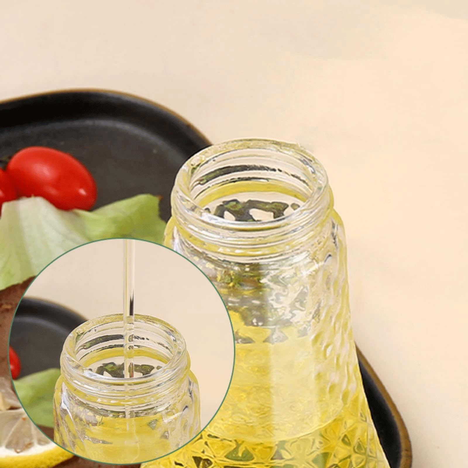 FBITE Kitchen Spray Bottle, Oil Mister, 260ml Spritzer Bottles Edible Oil Spray for BBQ,Salad,Baking,Grill