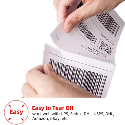 Thermal Labels 4x6 Shipping Printer Label Paper for Shipping Packages, Sticker Paper Direct Thermal Printer Labels 4 x6 Compatible with Rollo, MUNBYN, Phomemo and Most Thermal Printer, 250-Pack