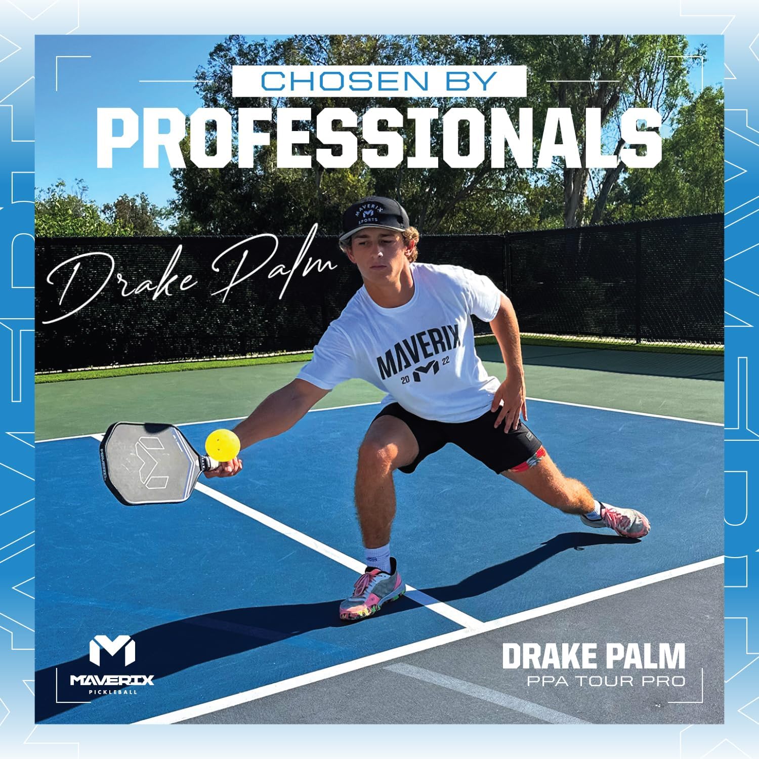 Maverix Havik -16 Professional Carbon Fiber Pickleball Paddle | Ultimate Power, Spin, and Control | Raw Carbon Fiber Design with Cover |