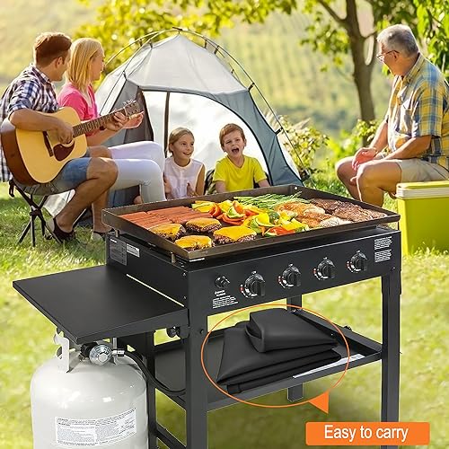 Upgraded Silicone Griddle Mat for Blackstone 22 Inch Griddle, Blackstone Griddle Mat 22 inch, Heavy Duty Food Grade Blackstone Griddle Accessories Protect Grill from Insects, Debris and Rust,Black