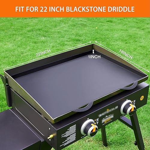Upgraded Silicone Griddle Mat for Blackstone 22 Inch Griddle, Blackstone Griddle Mat 22 inch, Heavy Duty Food Grade Blackstone Griddle Accessories Protect Grill from Insects, Debris and Rust,Black