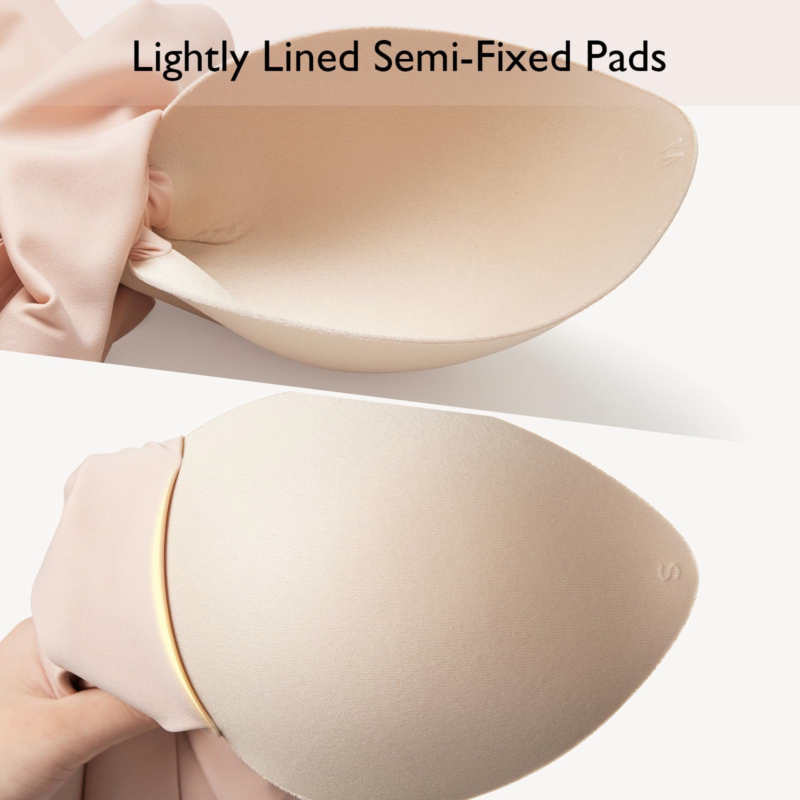 COMFELIE Wireless Bra with Support B-E Cups, Lightly Lined Zero Gravity Sculpt No Spillage Seamless T-Shirt Bra EB063