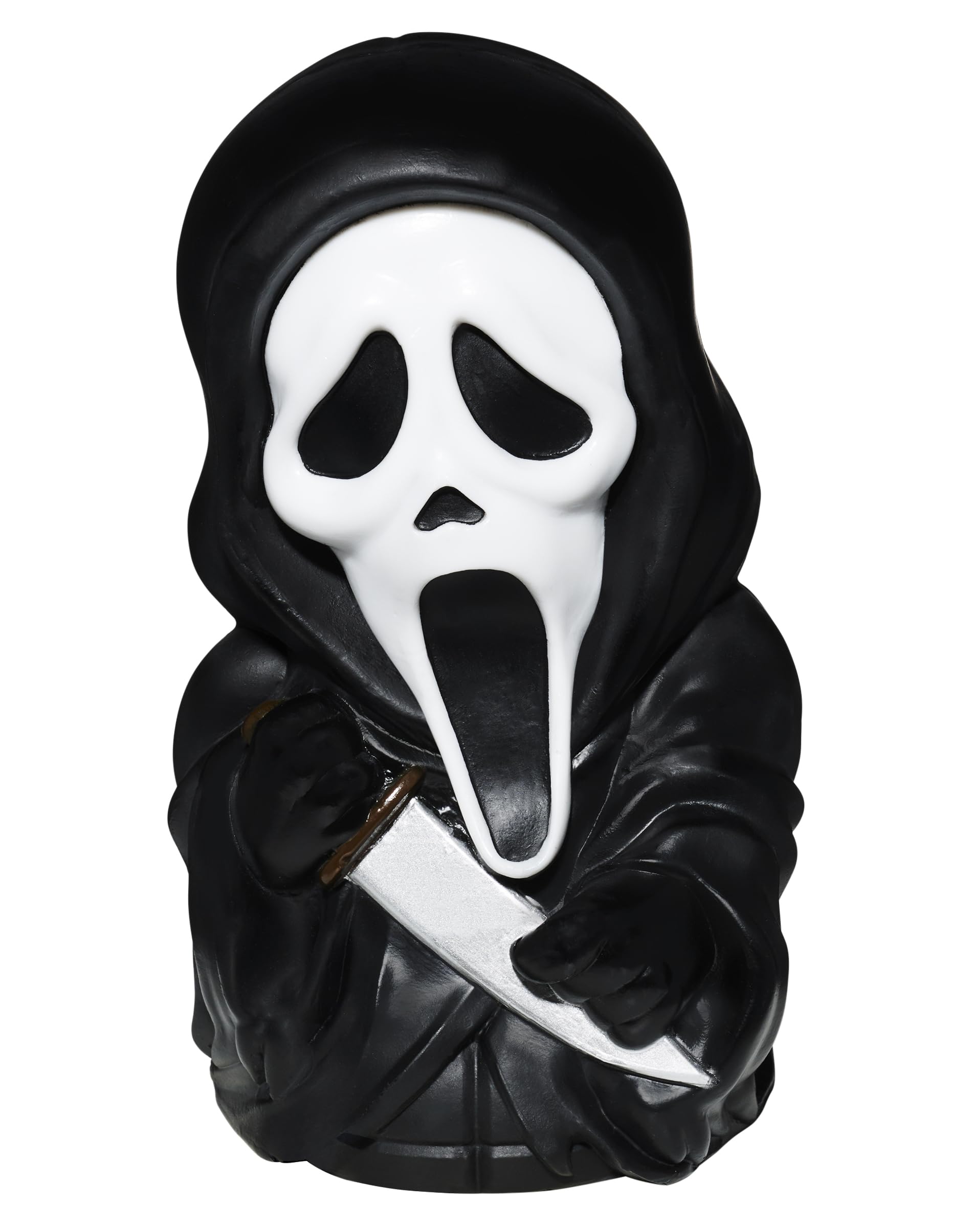 Spirit Halloween Ghost Face ® Light-Up Horror Statue | Officially Licensed | Horror Decoration