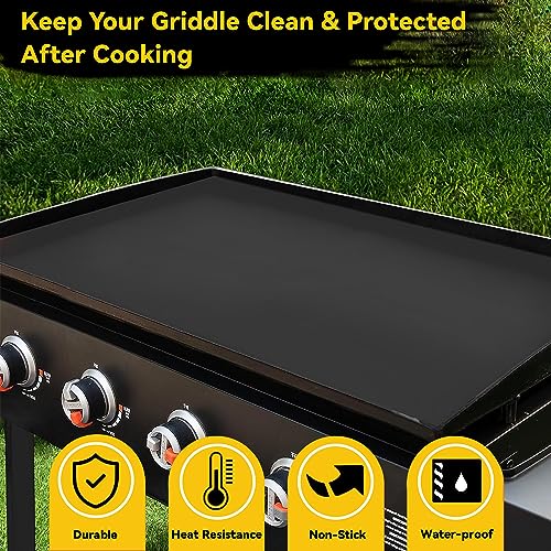 Ezebesta Silicone Griddle Mat for Blackstone 28 Inch Griddle，Protective Cover Mats Blackstone Griddle Top，Covers for Blackstone Protector Outdoor-Black