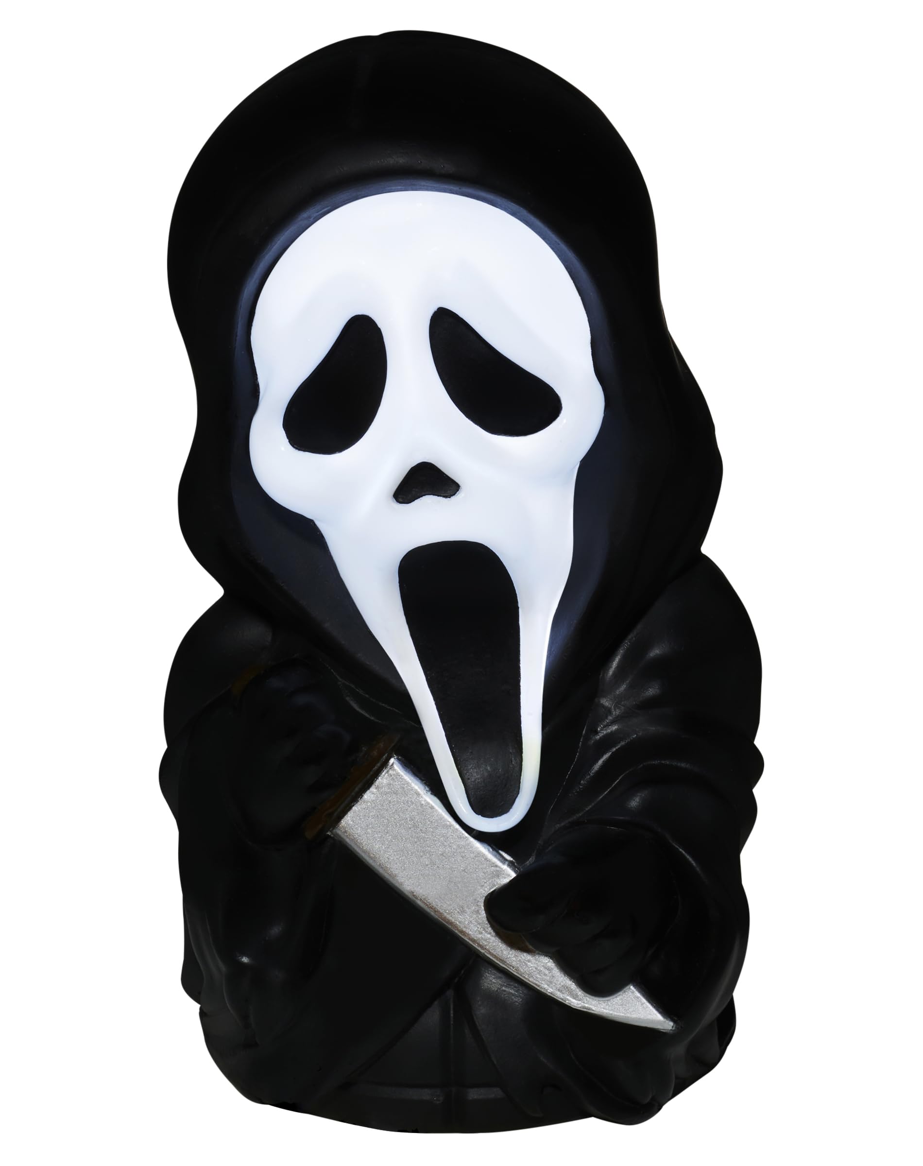Spirit Halloween Ghost Face ® Light-Up Horror Statue | Officially Licensed | Horror Decoration