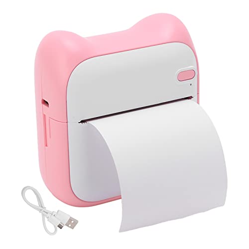 plplaaoo Label Printer,Multipurpose Wireless Printer,Portable Smart Mini Bluetooth Label Printer,203DPI USB Charging,Inkless,Thermal Label Printer,for iBleem