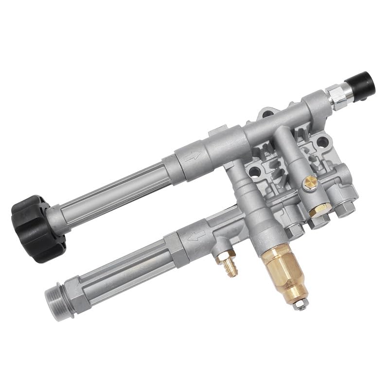 HQPASFY AR42940 Pressure Washer Pump Head Aluminum Compatible with SRMW RMW Series Pumps 2.2G24 2G20 2G24 2.2G26