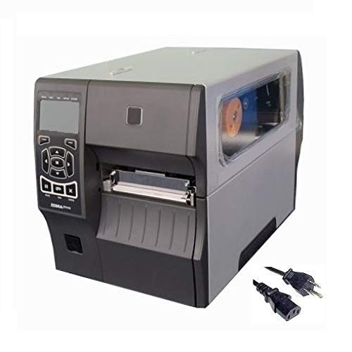 Zebra ZT410 Barcode Label Printer | Thermal Transfer & Direct | Industrial, 4-Inch, 203dpi, USB and Ethernet Interfaces, Power Cable (Renewed)