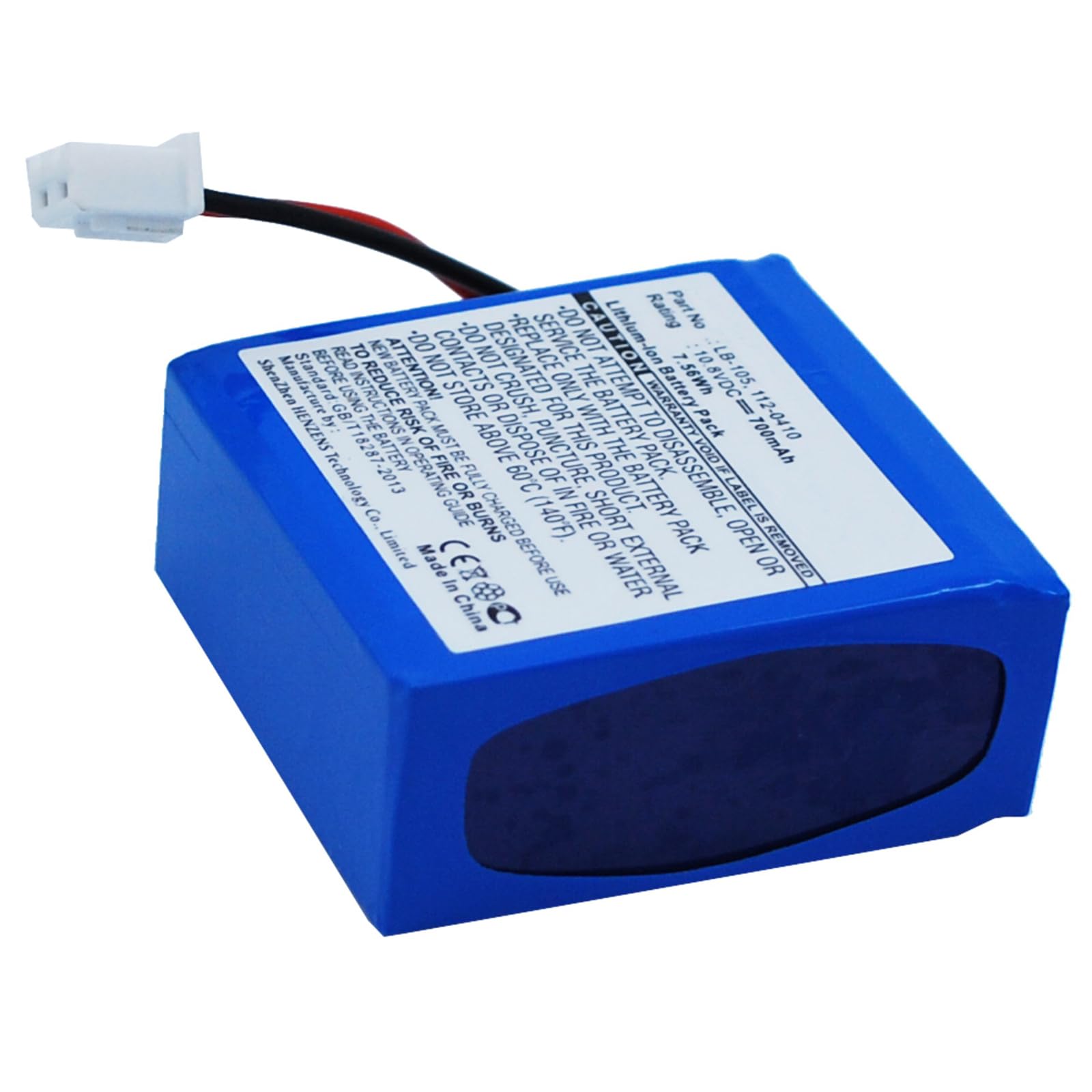 Synergy Digital Credit Card Reader Battery, Compatible with Safescan 145 Credit Card Reader, (Li-Ion, 10.8V, 700 mAh) Ultra High Capacity, Replacement for Safescan 112-0410 Battery