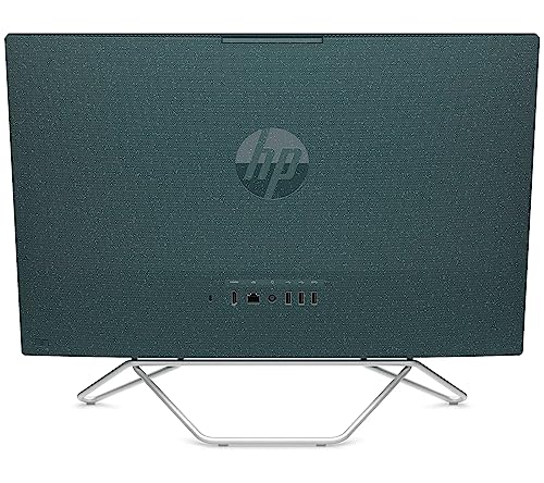HP 2023 All-in-One AIO Desktop 23.8" FHD IPS Touch 10-Core Intel Core i5-1235U Iris Xe Graphics 64GB DDR4 2TB SSD WiFi AX RJ45 HDMI Webcam Wireless Mouse KB Starry Forest Windows 11 Pro w/RE USB