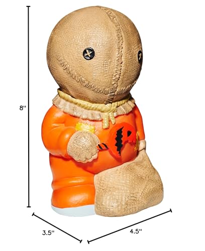 Spirit Halloween Trick ’r Treat Sam Light-Up Horror Statue | Officially Licensed | Horror Decoration