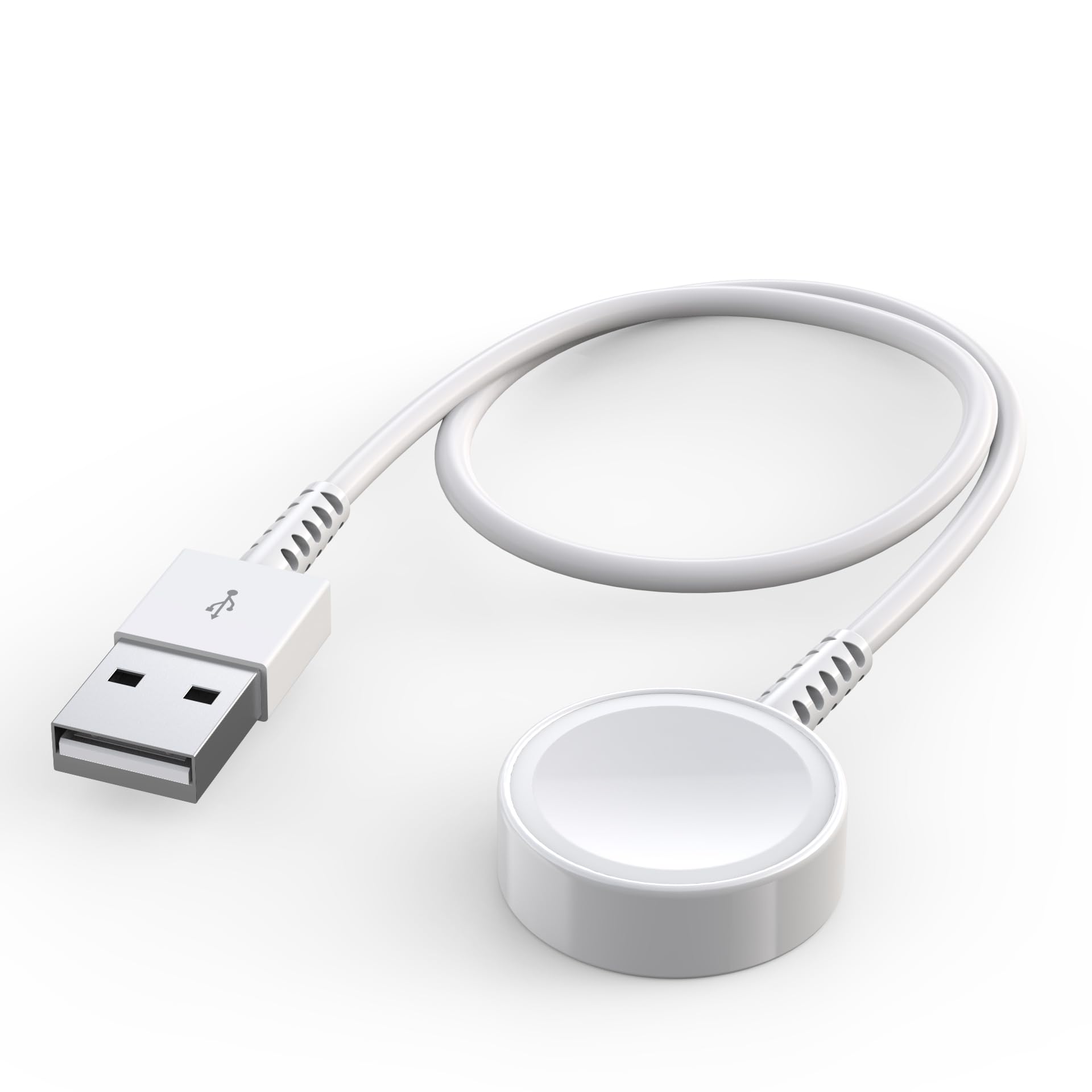 Short Watch Charger for Apple Watch Charger, USB A Short iWatch Charging Cable Short Cord Compatible with Apple Watch Series 9 8 7 6 SE 5 4 3 2 1,Ultra (1FT/0.3M)