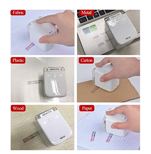 mini handheld color printer (m-brush) wireless bluetooth portable printer the world's smallest mobile color printer with standard ink cartridge