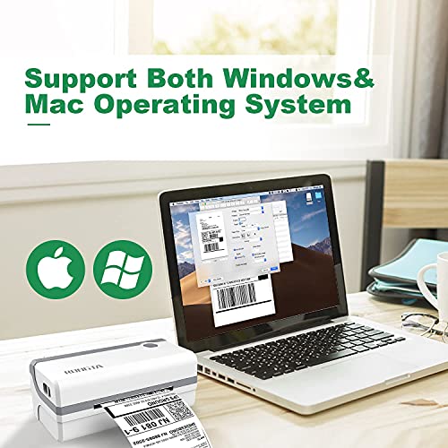 Rongta Label Printer,Thermal Shipping Label Printer,4x6 Shipping Label Printer for Small Business, Supports Amazon,UPS, FedEx,UPS, Etsy,Shopify Etc,Compatible with Windows & Mac OS(RP420)
