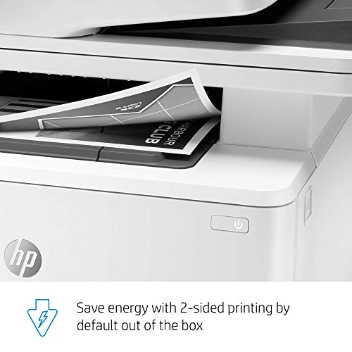 HP Laserjet Pro MFP M428fdn Monochrome Laser All-in-One Printer, Print Scan Copy Fax, Automatic 2-Sided Printing, 40 ppm, 250-sheet, 1200 x 1200 dpi, 512 MB, Bundle with JAWFOAL Printer Cable