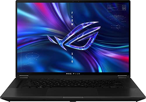 ASUS New ROG Flow 16'' WQXGA Touchscreen Gaming Laptop - AMD R9-6900HS- NVIDIA GeForce RTX 3060 V6G Graphics- DDR5 Memory -MUX- 360-degree adjustability,w/HDMI (64GB RAM|4TB PCIe SSD)