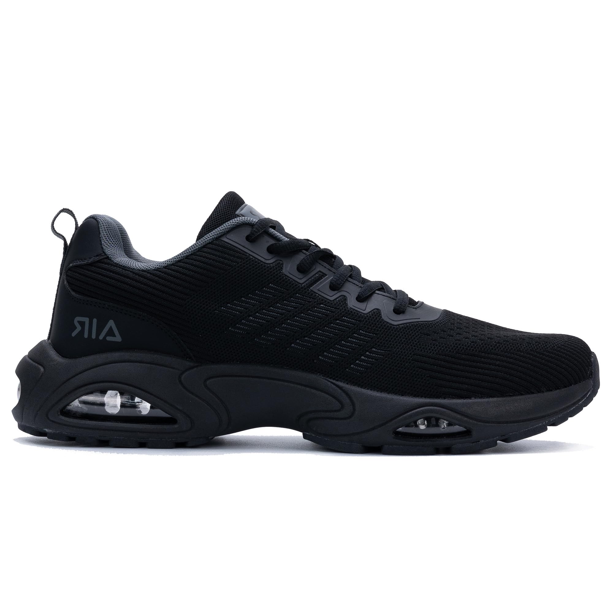PERSOUL Mens Air Running Shoes Lightweight Breathable Athletic Tennis Gym Jogging Sneakers AllBlack Size 11