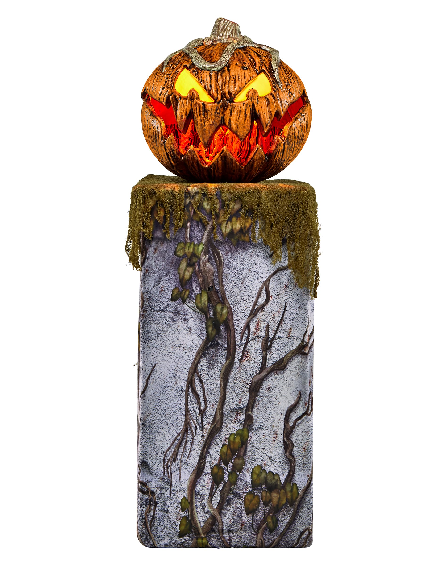 Spirit Halloween 3.8 Ft Gourdo Animatronic | Decorations | Animated | Halloween Decor | Plays Sounds