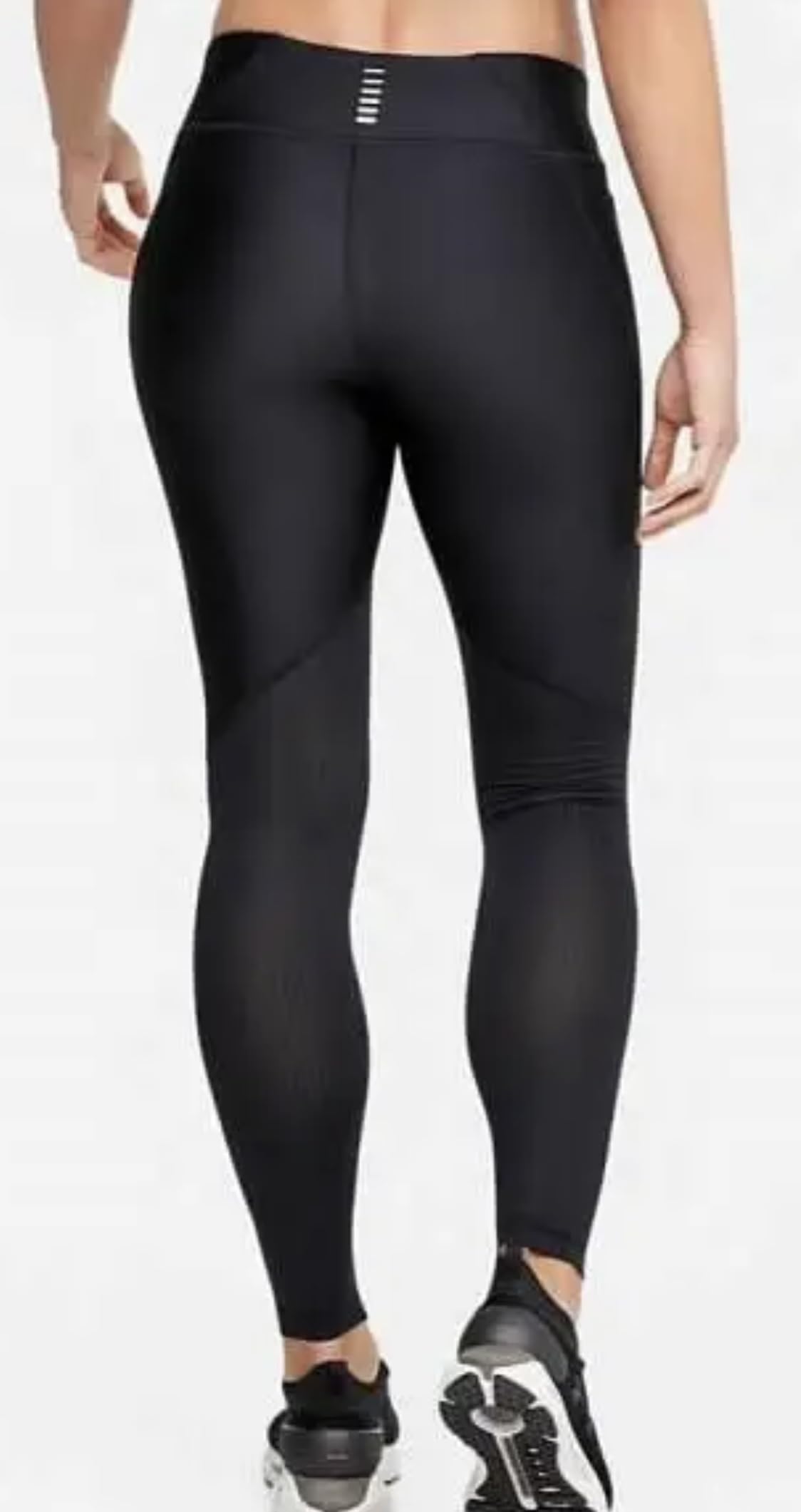 Under Armour UA HeatGear Women's Black Pink Mileage Full Length Compression Legging Active Pant (as1, Alpha, l, Regular, Regular)