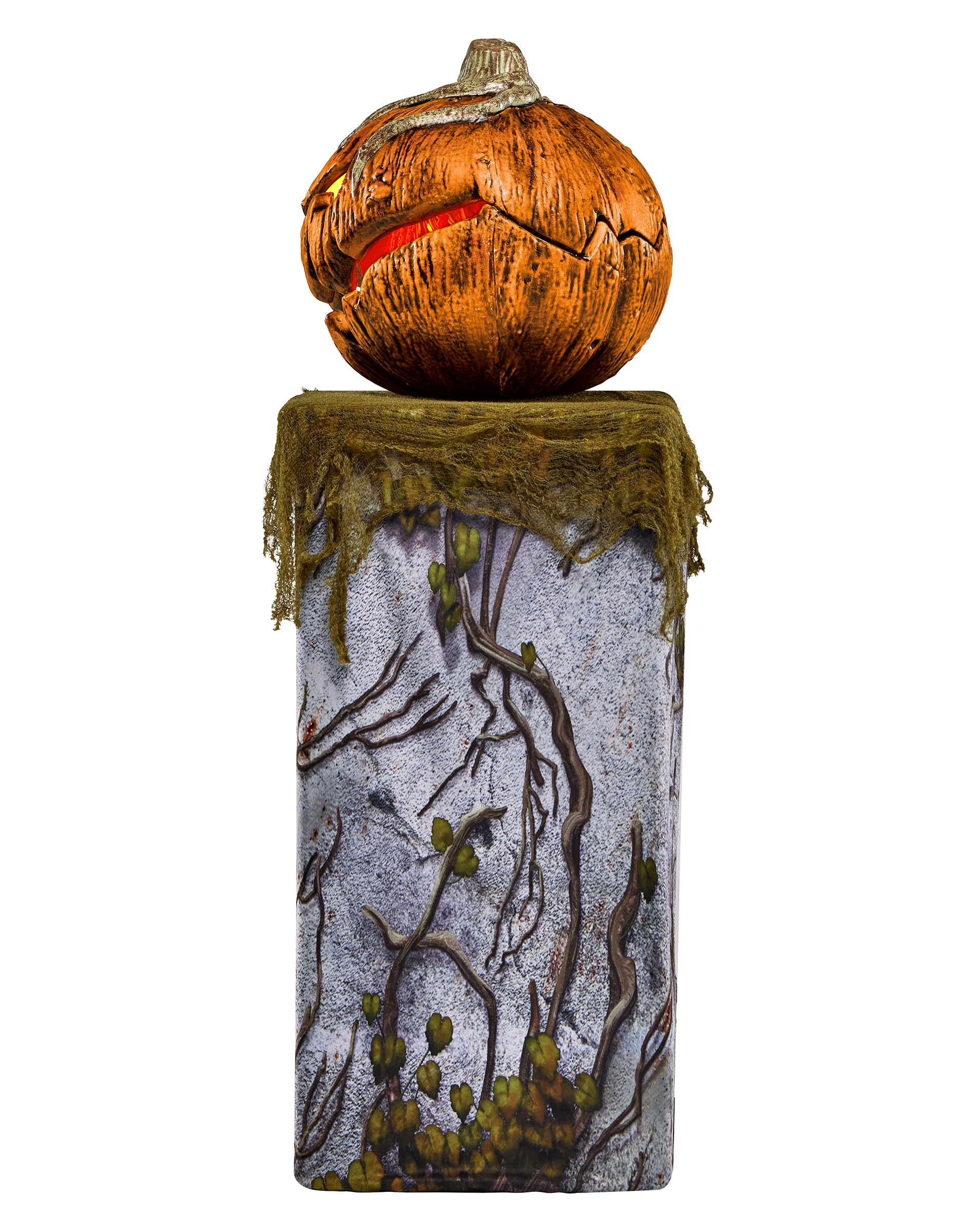 Spirit Halloween 3.8 Ft Gourdo Animatronic | Decorations | Animated | Halloween Decor | Plays Sounds