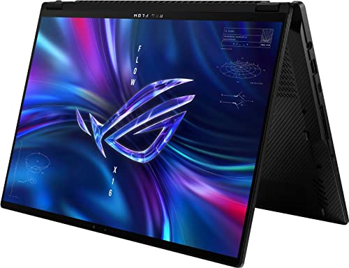 ASUS New ROG Flow 16'' WQXGA Touchscreen Gaming Laptop - AMD R9-6900HS- NVIDIA GeForce RTX 3060 V6G Graphics- DDR5 Memory -MUX- 360-degree adjustability,w/HDMI (64GB RAM|4TB PCIe SSD)