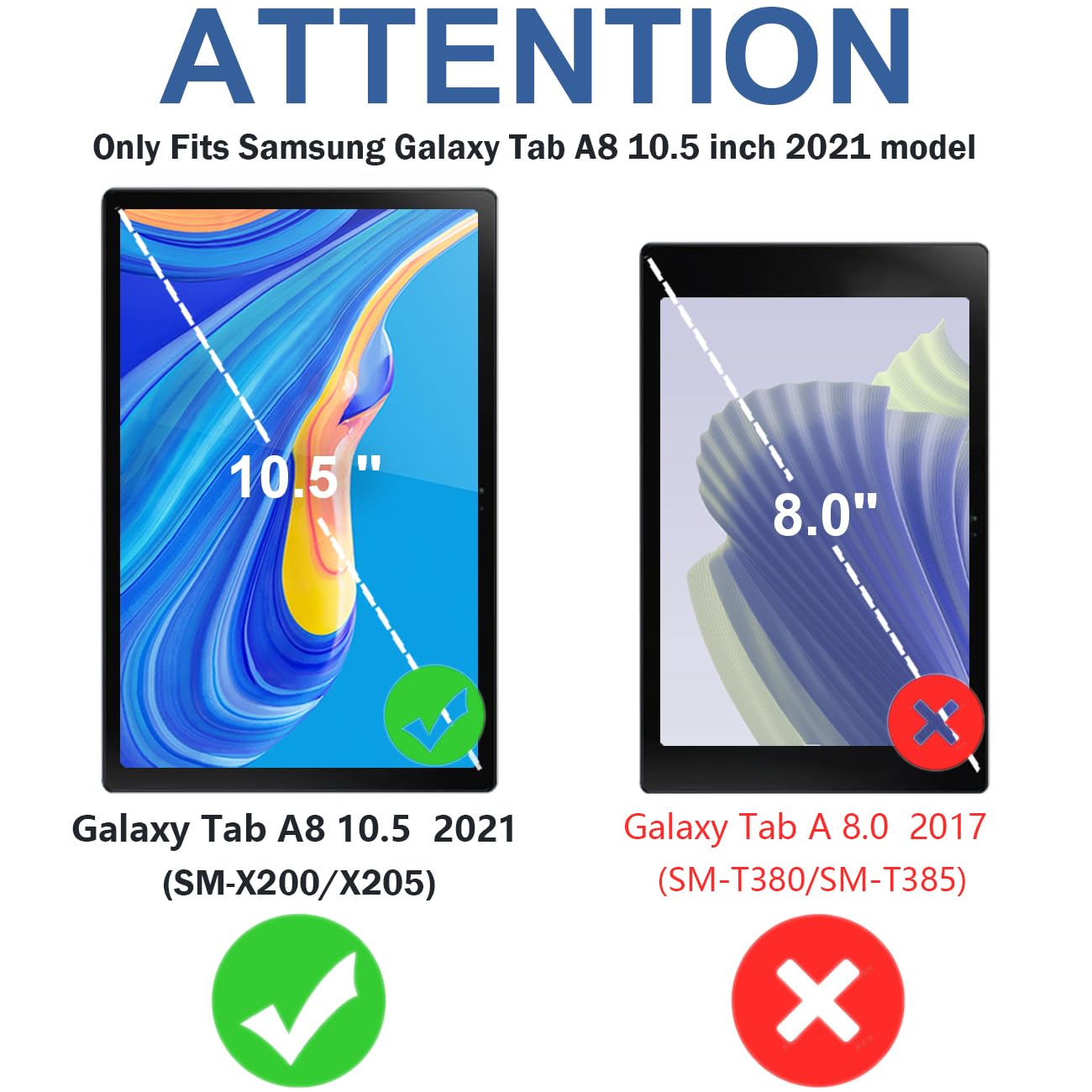 Kitzomi Case for Samsung Galaxy Tab A8 10.5 inch 2022,Premium PU Leather Embossed Mandara Folio Stand with Auto Wake/Sleep&Card Holder Cover for Tab A8 SM-X200/X205/X207 Tablet,Turquoise