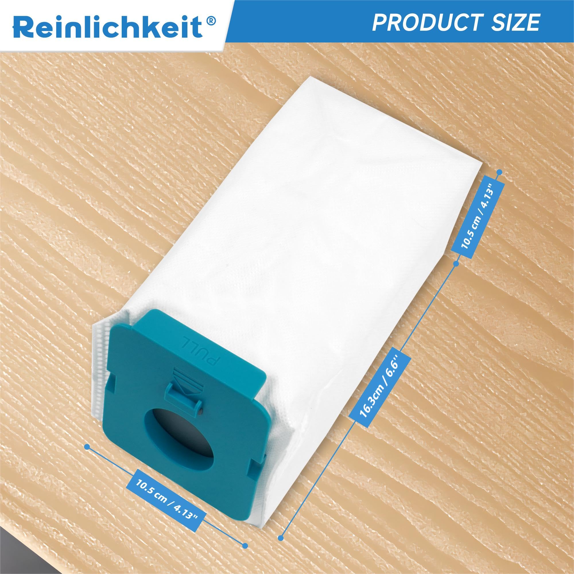 Reinlichkeit Vca-ADB95, ADB953 Dust Bag,Replacement for Samsung Bespoke Jet Cordless Stick Vacuum Cleaner,10 Packs, Automatic Dust Collection Bag