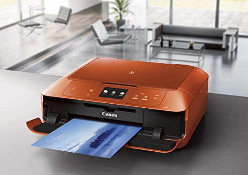CANON MG7520 Wireless Color Cloud Printer with Scanner and Copier: Mobile, Smart Phone, Tablet Printer, and AirPrint(TM) Compatible,Burnt Orange