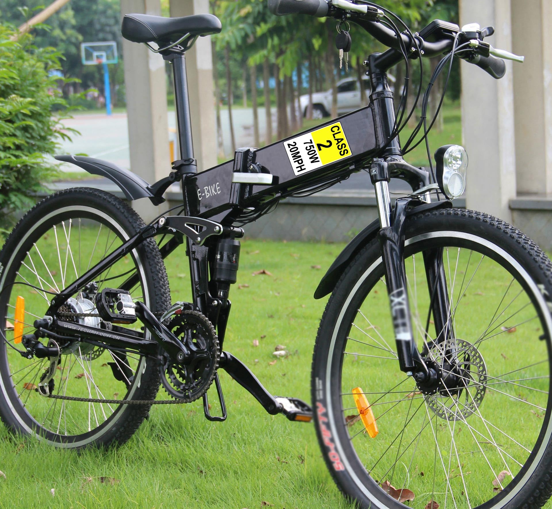 8 Pack Electric Bicycle Frame Identification Class Number Stickers Decals 2X 3.5 Inch - E-Bike Class Number Sign Mark Weatherproof E-Bike Stickers for Electric Bicycle Class Number,Class 2 750W 20MPH